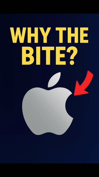 why is apple logo bitten? apple logo meaning? apple logo bite explained? #apple #shorts - YouTube