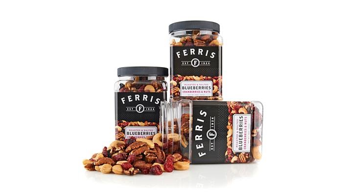 Ferris (3) 1 lb. Jars Berries Nuts Roasted Salted - YouTube