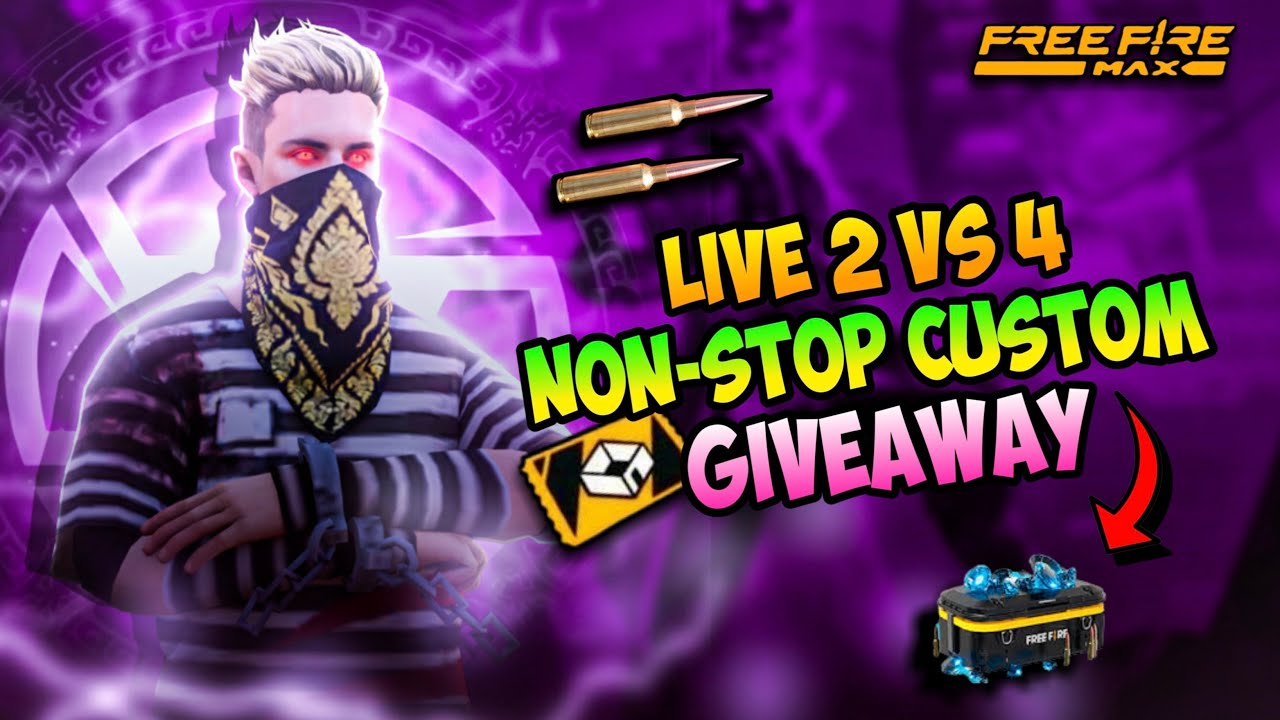 Free Fire Live Custom Giveaway 🎁 | FF Live Guild Test | FF Live Custom ...