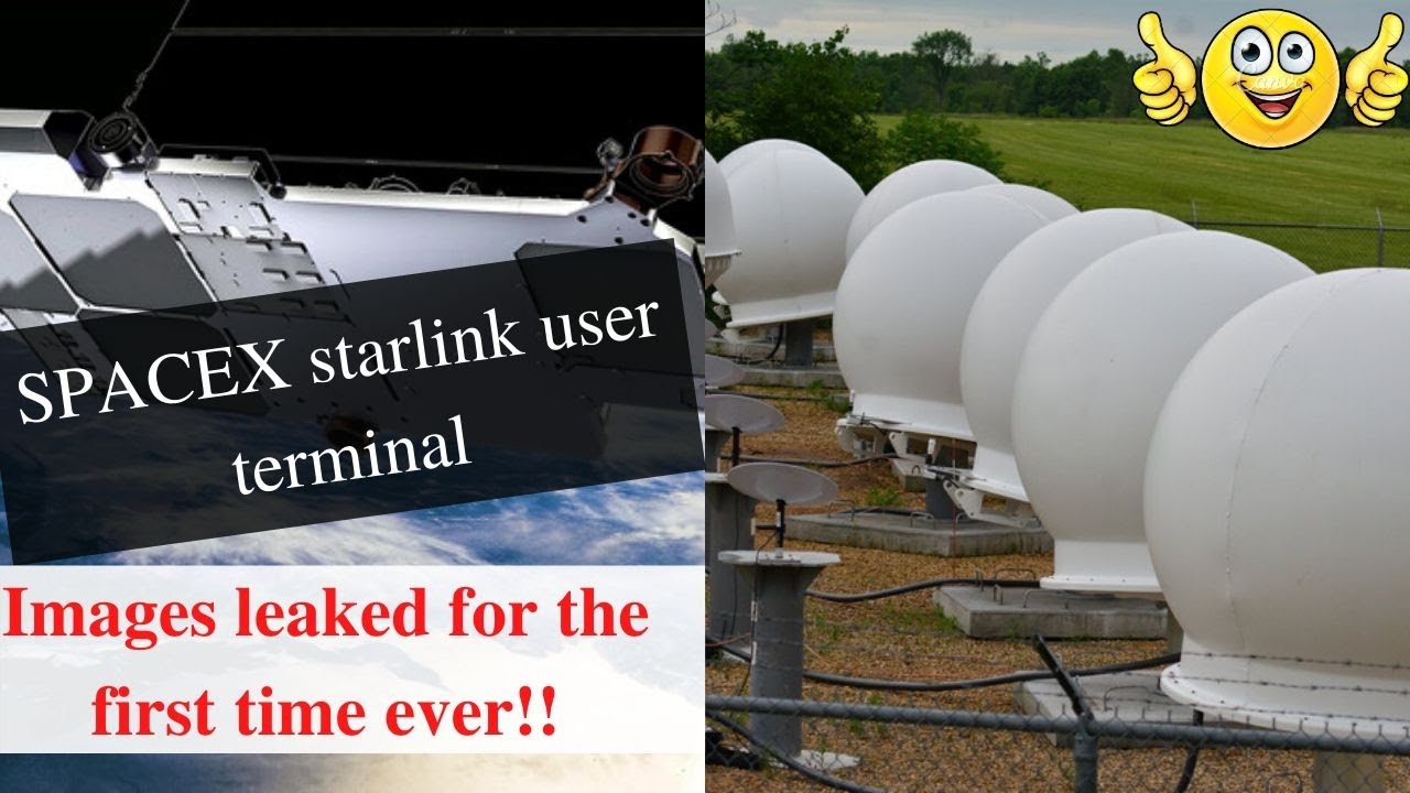 Spacex starlink user terminal spotted for the first time EVER!! - YouTube