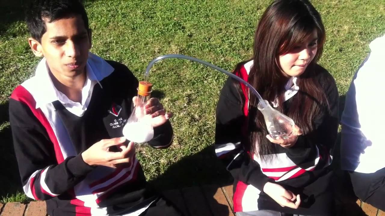 Yr 12 Practical 16 -- The Solvay Process - YouTube