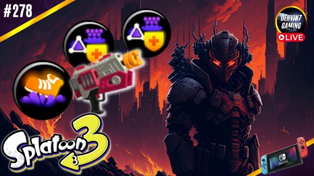 Going Terminator with Rapid Blaster and Turf Wars! | Splatoon 3 - YouTube