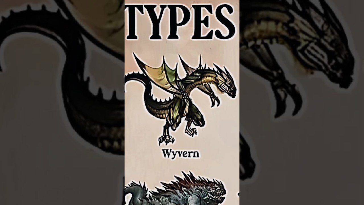 TYPES OF DRAGONS|PART 7|WYVERN DRAGON|#creature #dragon @LIKEMYTH ...