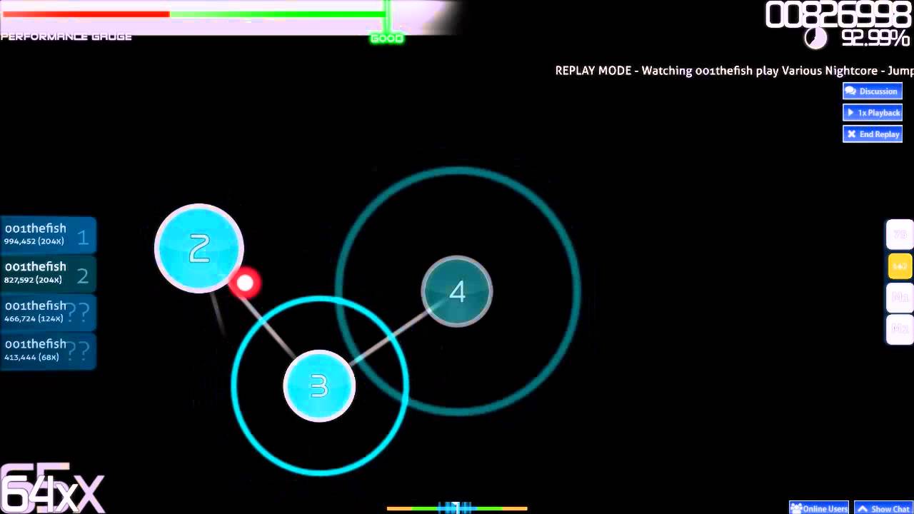 osu!: jumps... lots of jumps... - YouTube