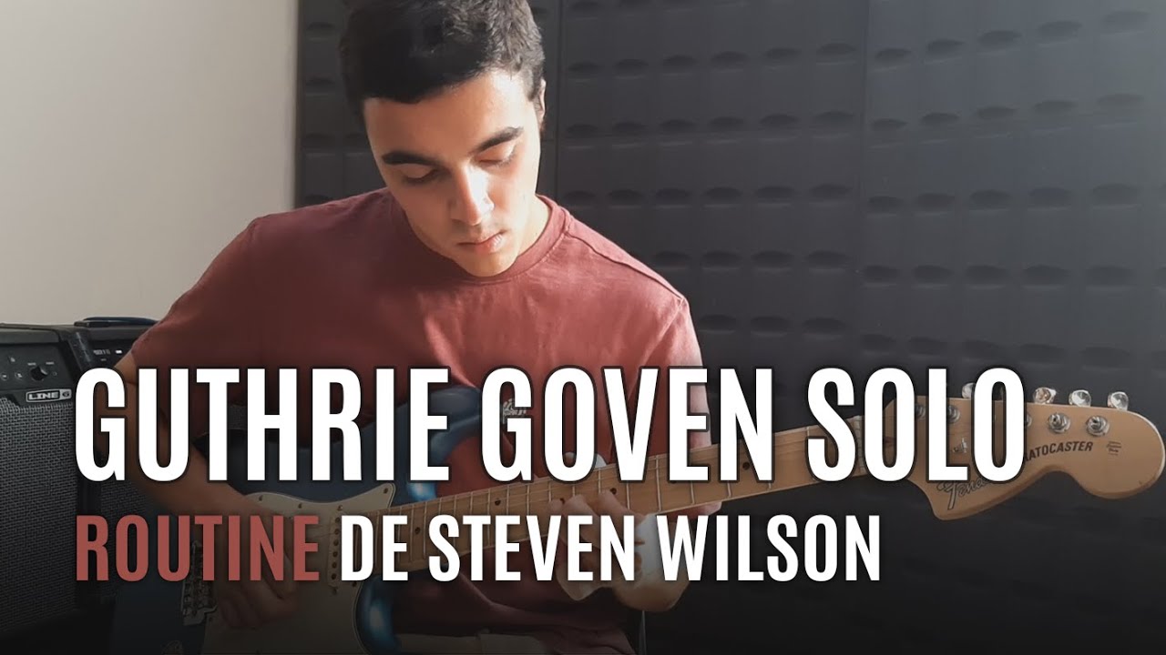 Guthrie Govan solo - Routine (Steven Wilson) - António Rebelo - YouTube