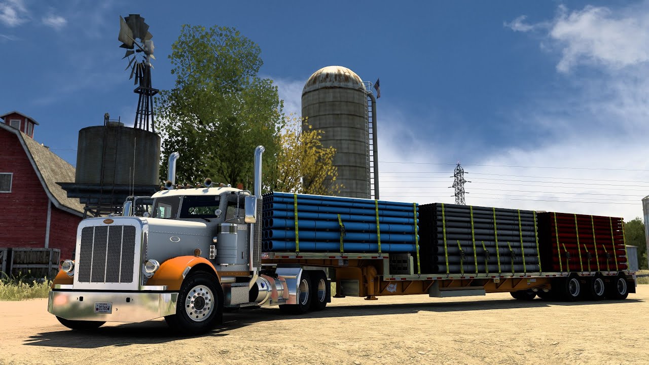 American Truck Simulator 2023 1.48 Rollin 389 /Pizzster Modding WADE ...