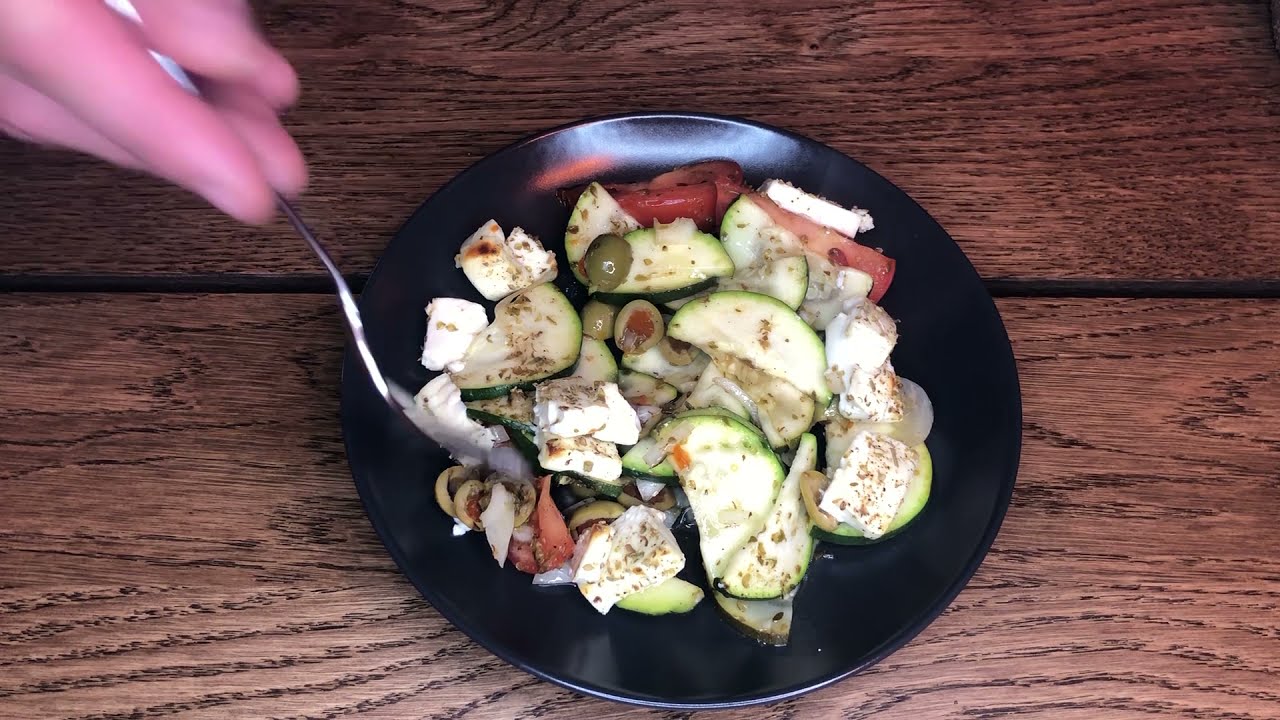 Oven-Roasted Feta & Vegetables / 433 kcal ・ 25 minutes ・ Easy - YouTube