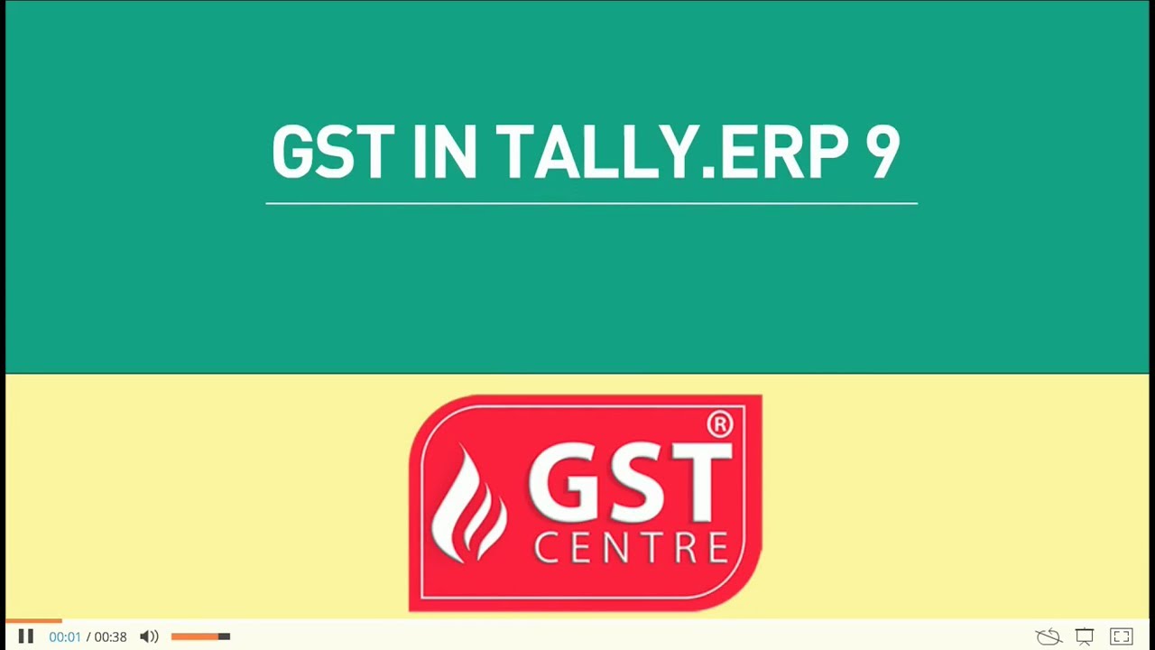 GST IN TALLY ERP 9 Course Introduction YouTube gst-in-tally-erp-9-course-introduction-youtube