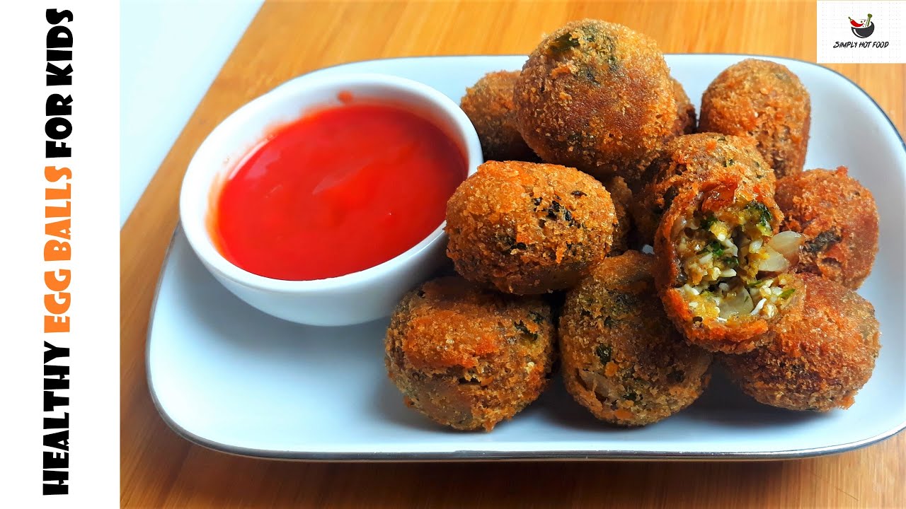 Egg Ball Recipe | Crispy Egg Balls | Healthy Egg Balls For Kids | Easy ...