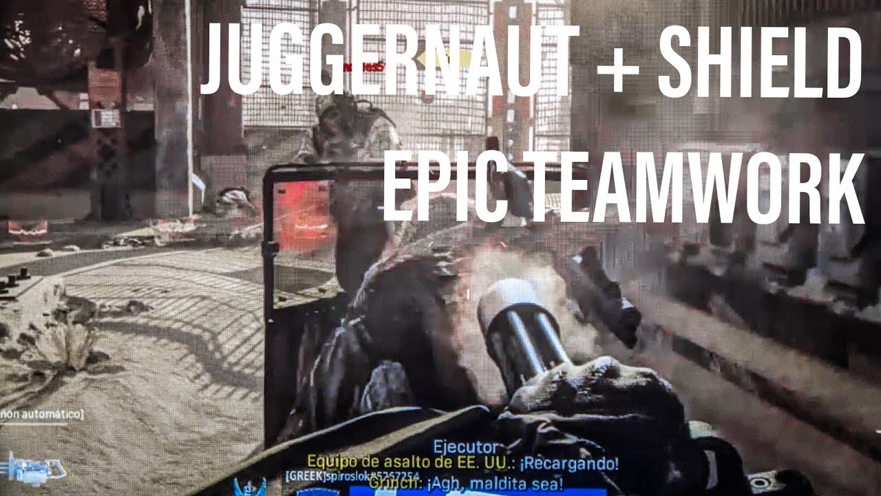 Juggernaut + Shield = Epic Teamwork | MODERN WARFARE - YouTube