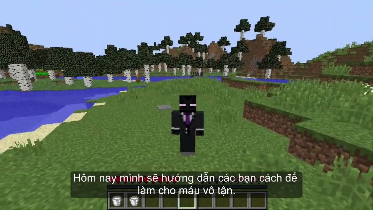 Cách làm trái tim vô hạn trong Minecraft - YouTube