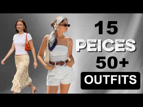 She Packs 15 Pieces for ENTIRE Summer | Italian Capsule