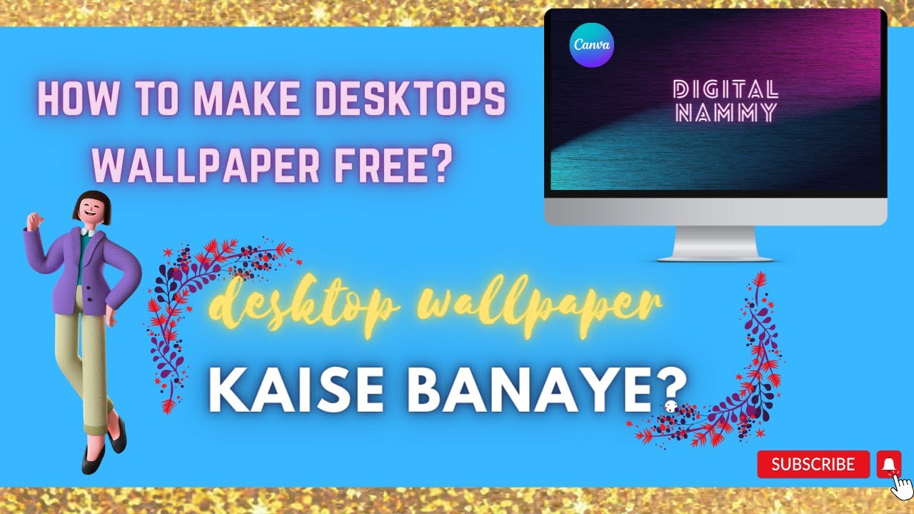 how to make windows desktop wallpapers Free | laptop wallpaper kaise ...