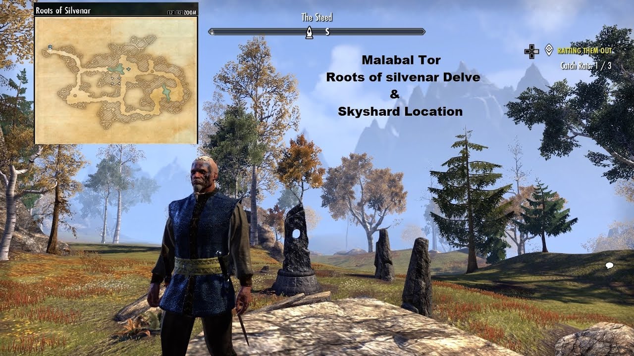 ESO Malabal Tor Roots of Silvenar Delve & Skyshard Location - YouTube