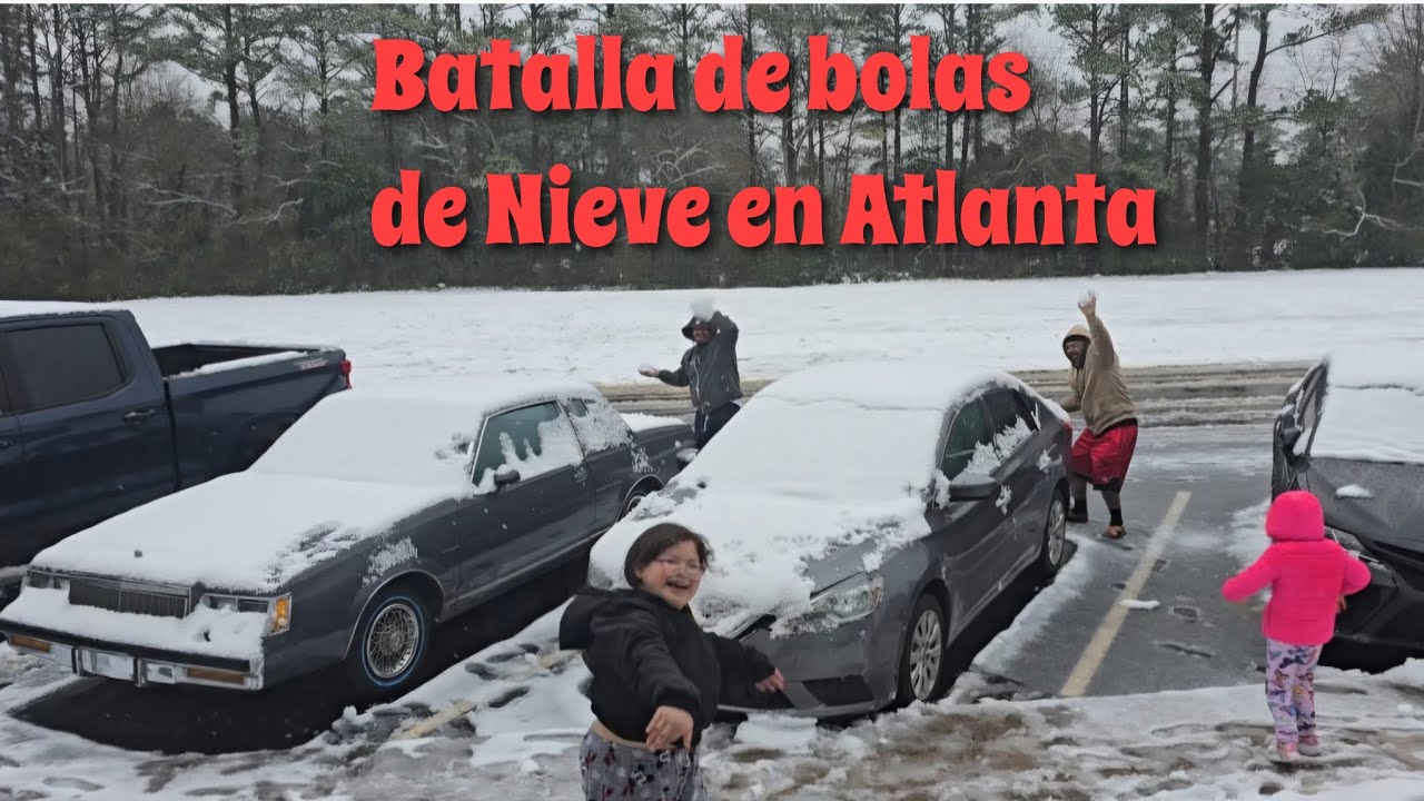 Batalla de bolas de Nieve en familia ☃️♥️ - YouTube