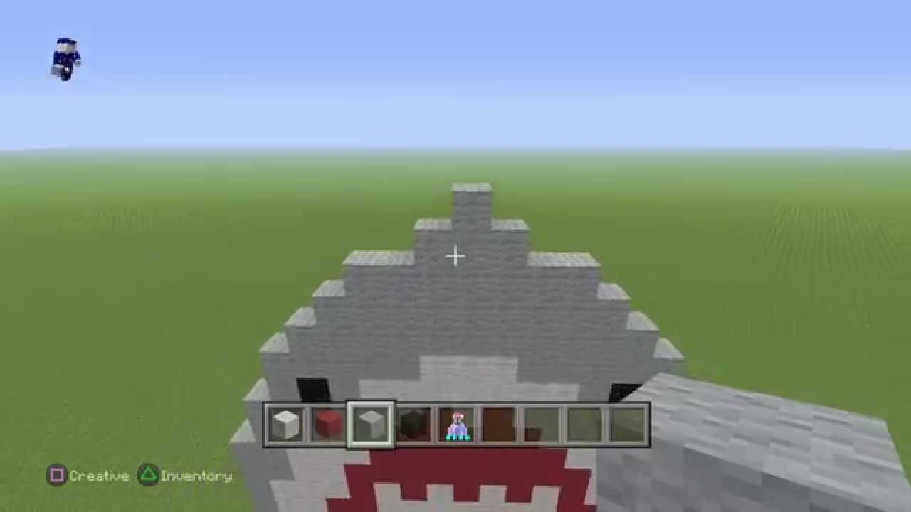 Minecraft Pixel Art: Jaws Tutorial - YouTube