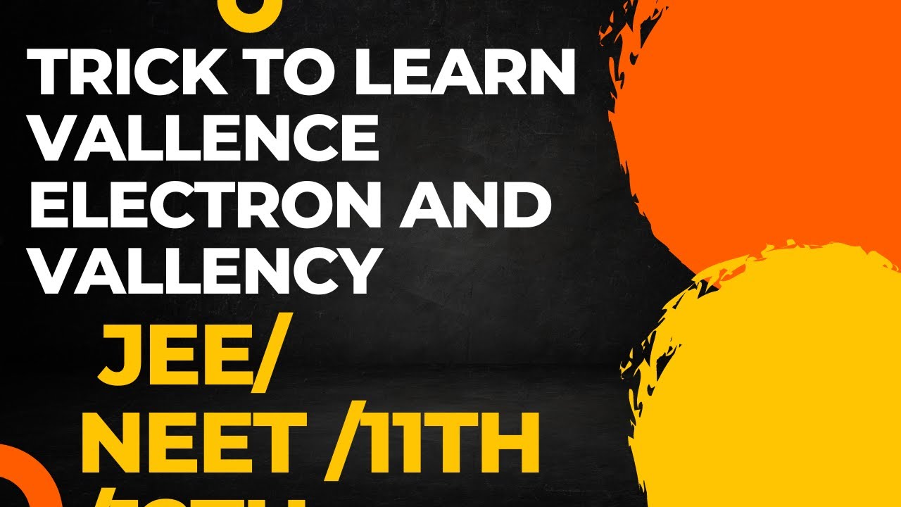 ELECTRONIC CONFUGURETION /VALLENCE ELECTRON AND VALLECY - YouTube