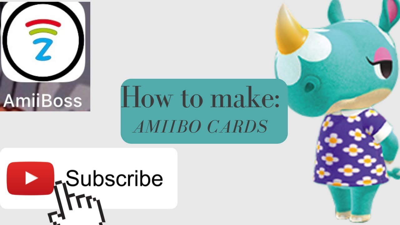 How to make Amiibo Cards! - YouTube