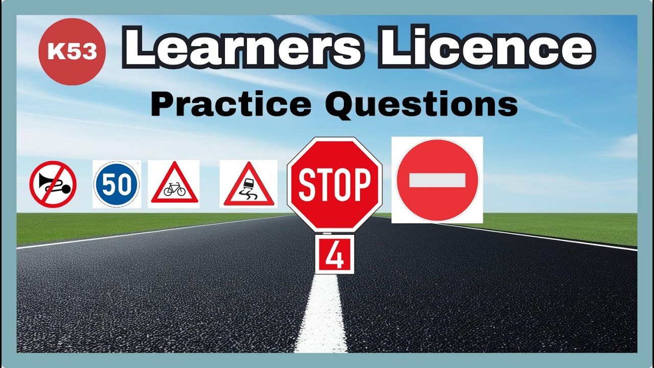 "K53 Learners Licence Test: Top Questions & Answers You MUST Know! 🚗📘 ...