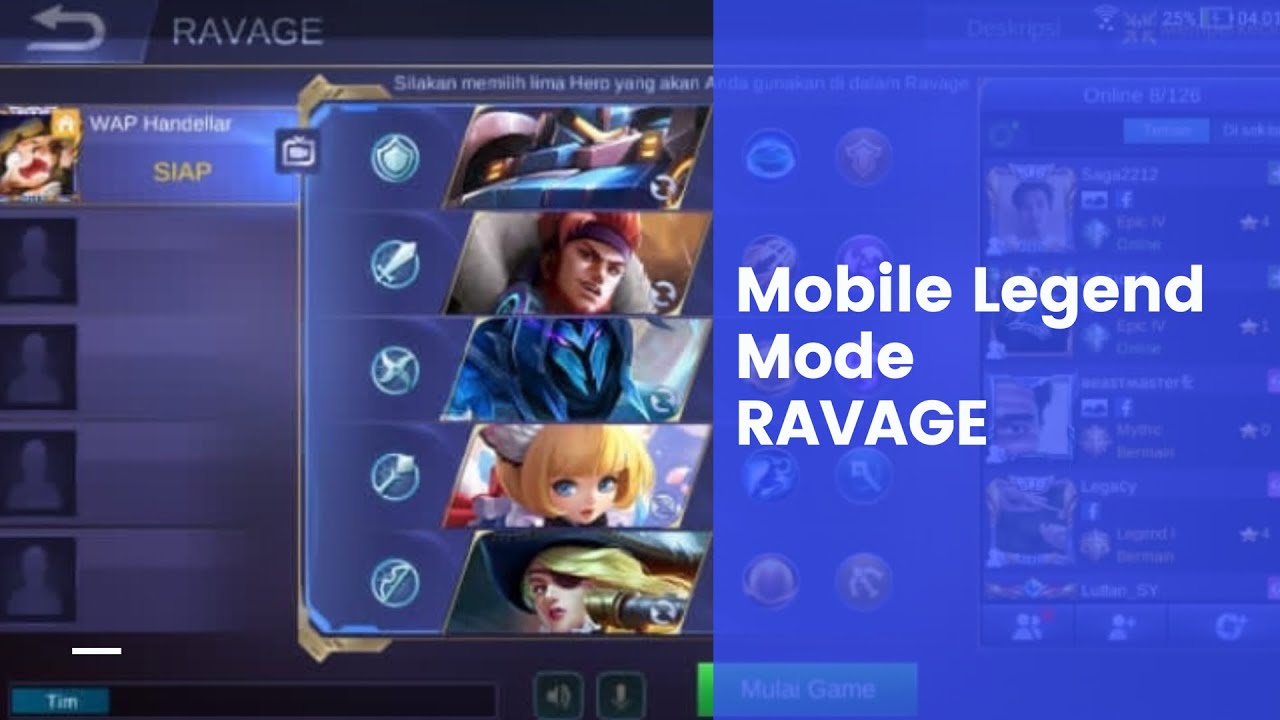 Mobile Legends Mode RAVAGE - YouTube