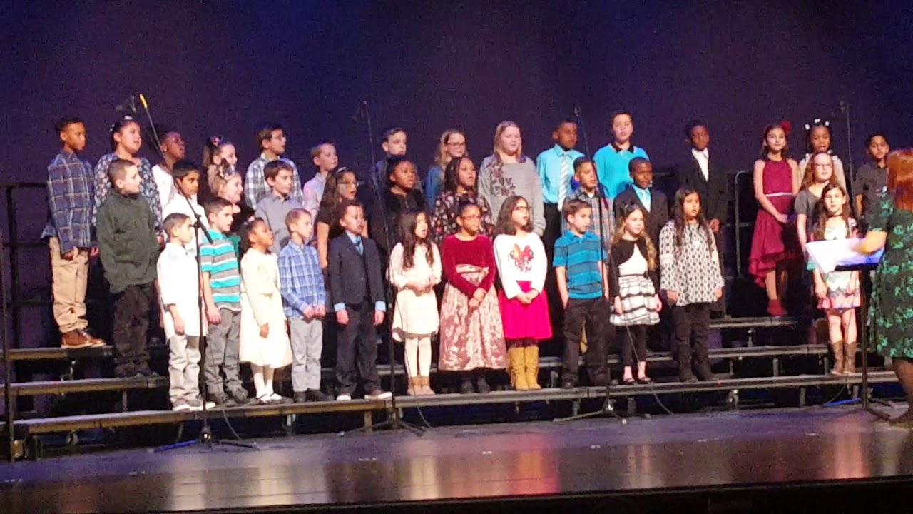 FWS 3rd Grade Chorus Jan 2018 - YouTube