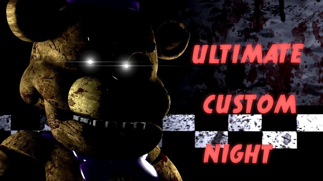 [C4D/FNaF] Ultimate CustomNight Menu FanMade - YouTube