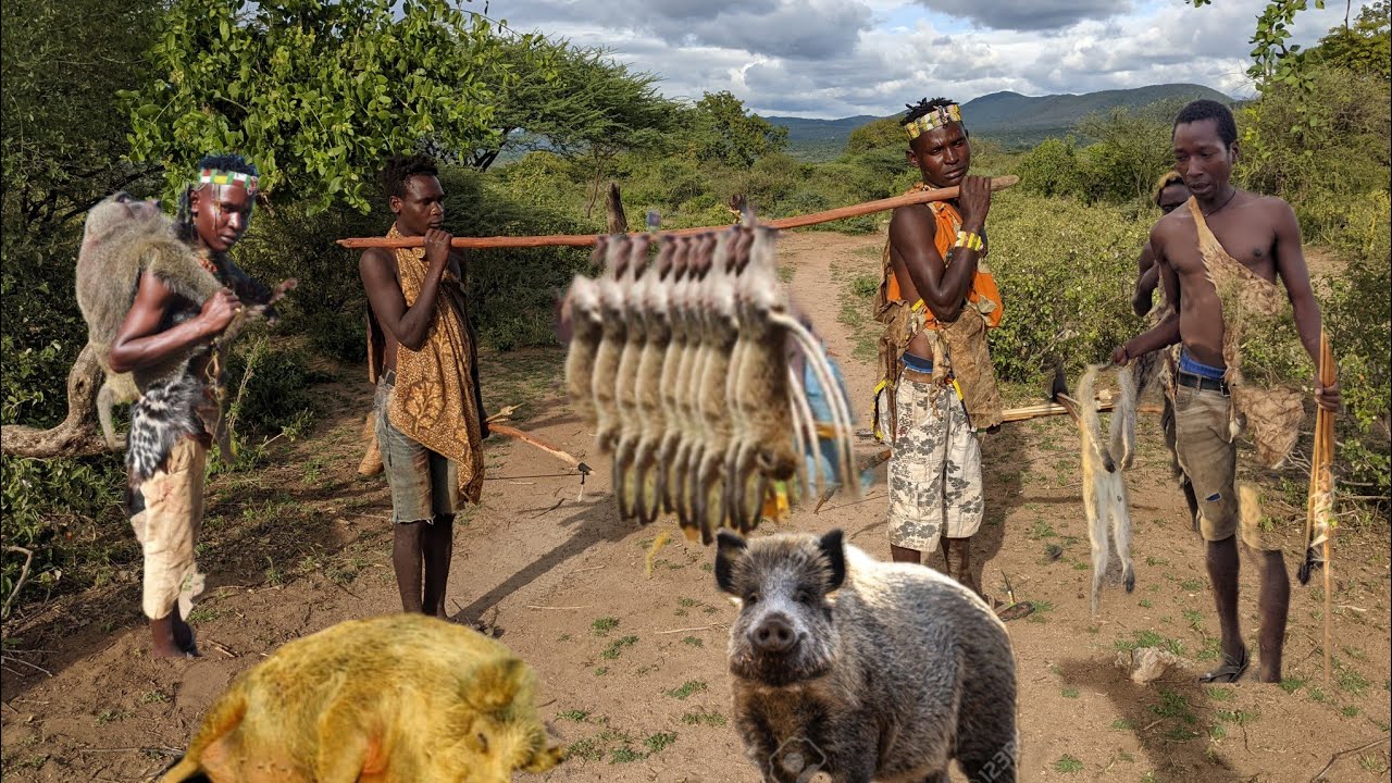 Hadzabe Tribe See How Catch & Eat A monkey's / Full Documentary - YouTube