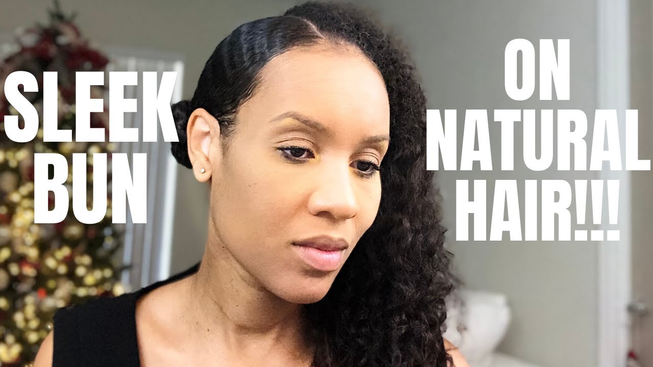 Slick, Sleeked Back Bun/Ponytail!!! Shiny/Glossy/Glass Looking Hair ...