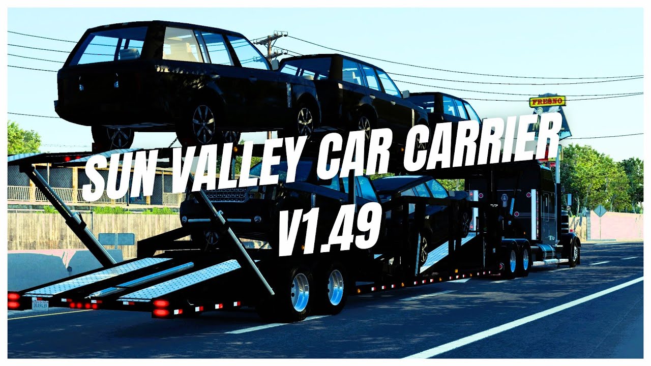 ATS Mods ★1.49 | Sun Valley Car Carrier v1.49 - American Truck ...
