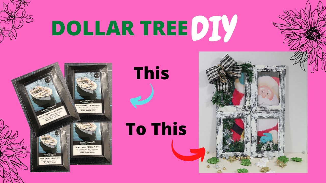 DOLLAR TREE DIY + Picture frame DIY - YouTube