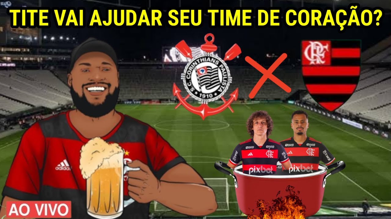 REACT AO VIVO CORINTHIANS 2X1 FLAMENGO l EU JÁ SABIA. SÓ ASSISTI PORQUE ...