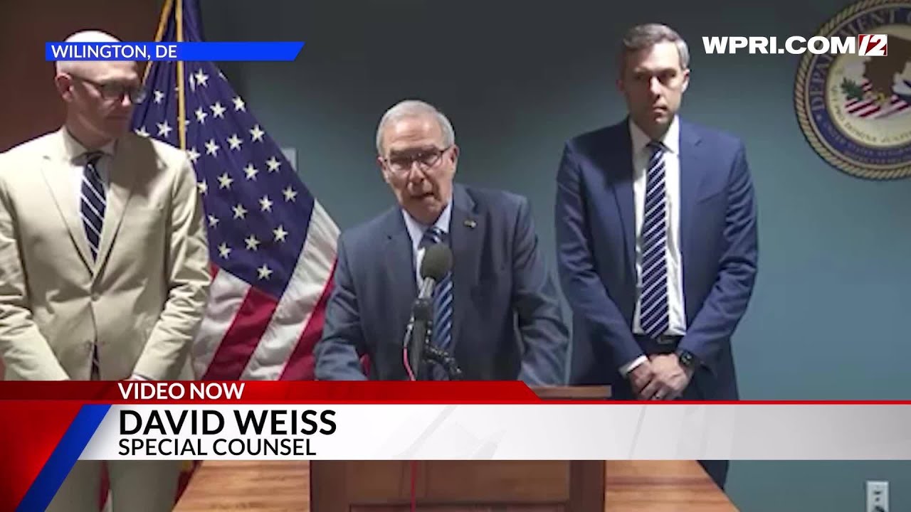 Video Now: Special Counsel David Weiss speaks about Hunter Biden ...