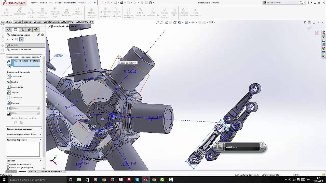 20 Solidwork Motor Estrella esmablaje 03 ok - YouTube