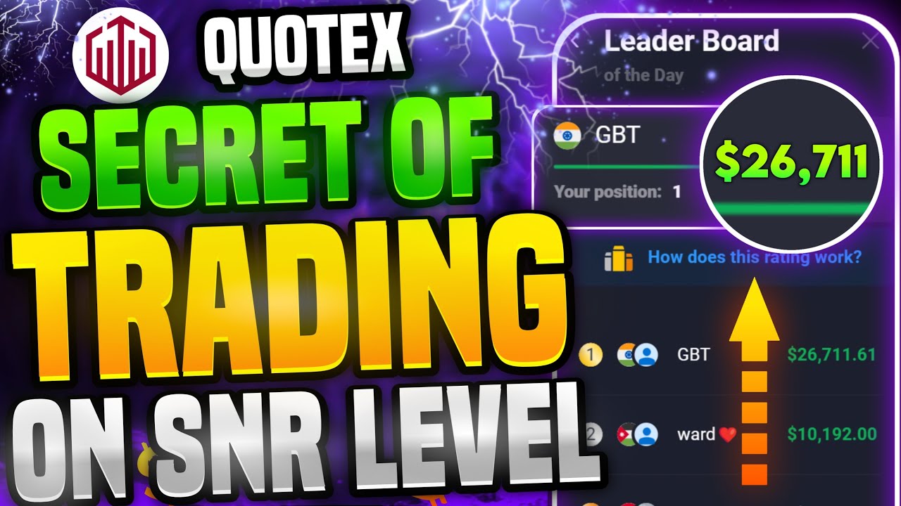 How to trade on SNR level in Quotex 🔥 | Secret Sureshot Revealed - YouTube