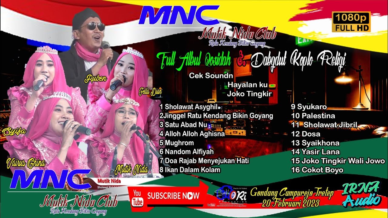 Album Mutik Nida(MNC)Jinggel RatuKendang ,1 ABAD NU,Nandom Alfiyah,Doa ...