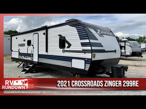 2021 Crossroads Zinger 299RE Rear Entertainment Huge Pantry Travel ...
