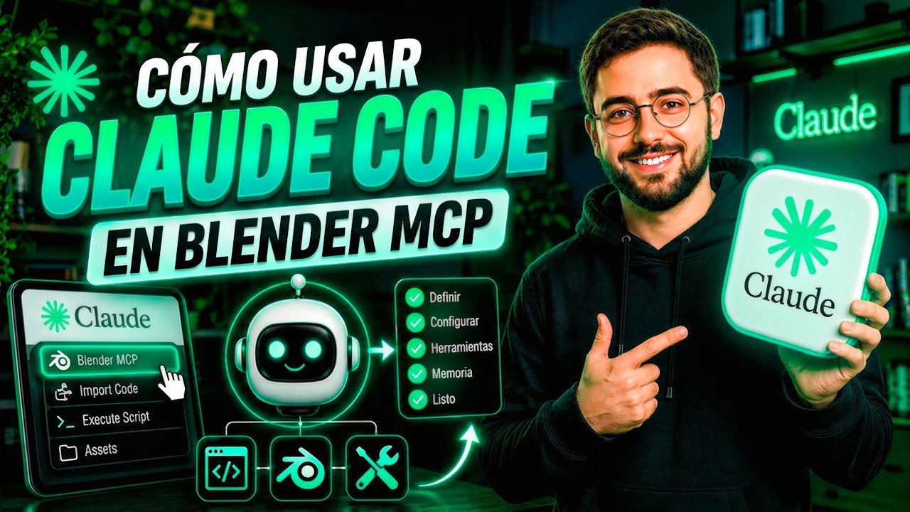 Cómo Usar Claude Code En Blender MCP - Configuración e Instalación ...