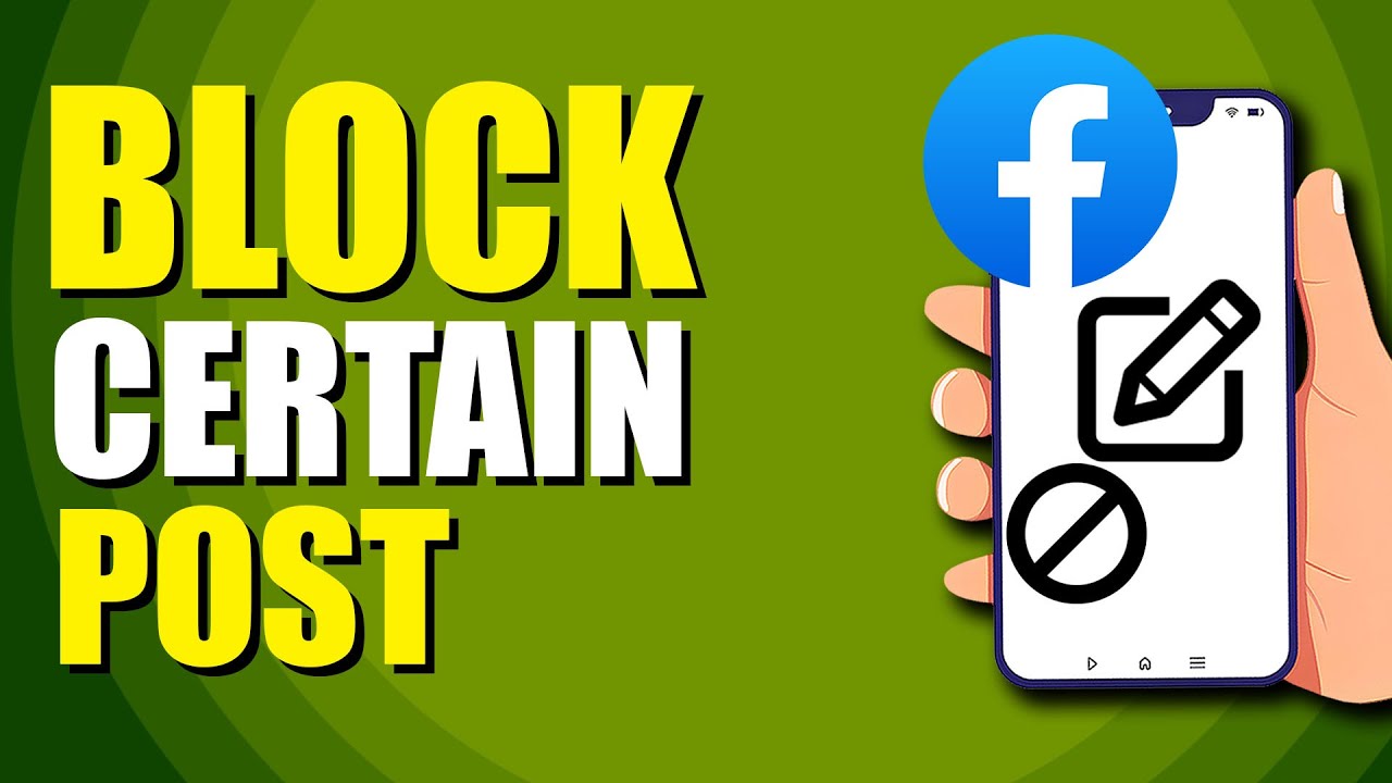 How To Block Certain People's Posts On Facebook (Quick & Easy) - YouTube
