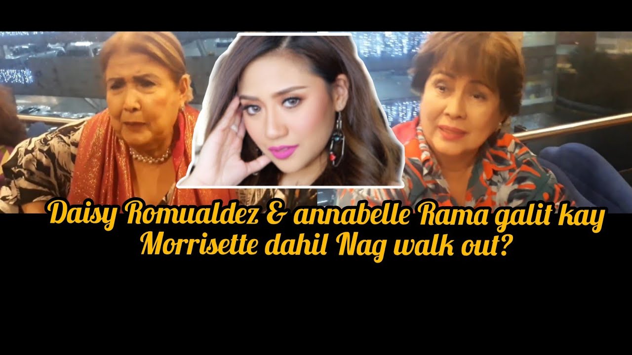 Annabelle rama at daisy Romualdez Galit kay morrisette Amon dahil Nag ...