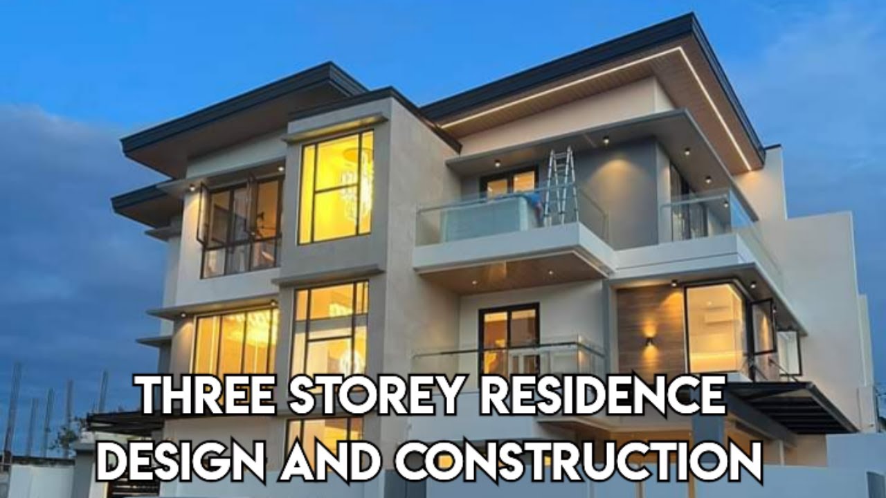 Three Storey Residence | Modern Design, Construction, and Engineering ...