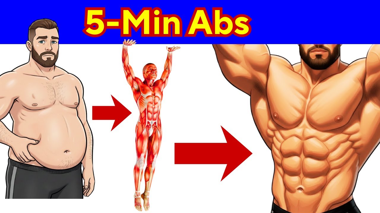 Reveal Six Pack Abs Fast (5-Minute, 7-Day Home Challenge) - YouTube