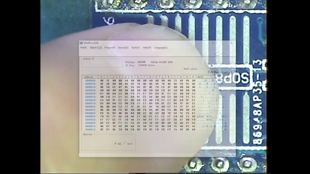25x40al Winbond Chip flashing | programming using a SOP8-16 adapter ...