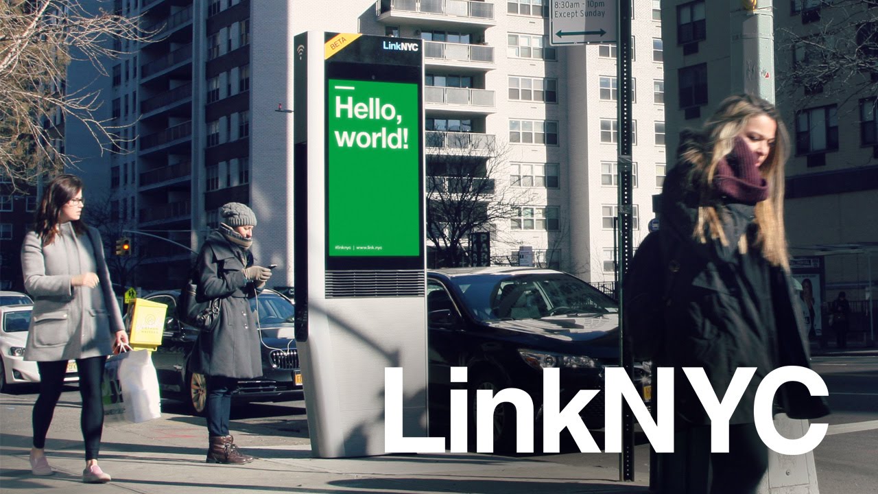LinkNYC - First Activation (1/19/2016) - YouTube