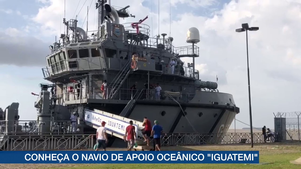 Marinha apresenta o NApOc Iguatemi para visitação - YouTube
