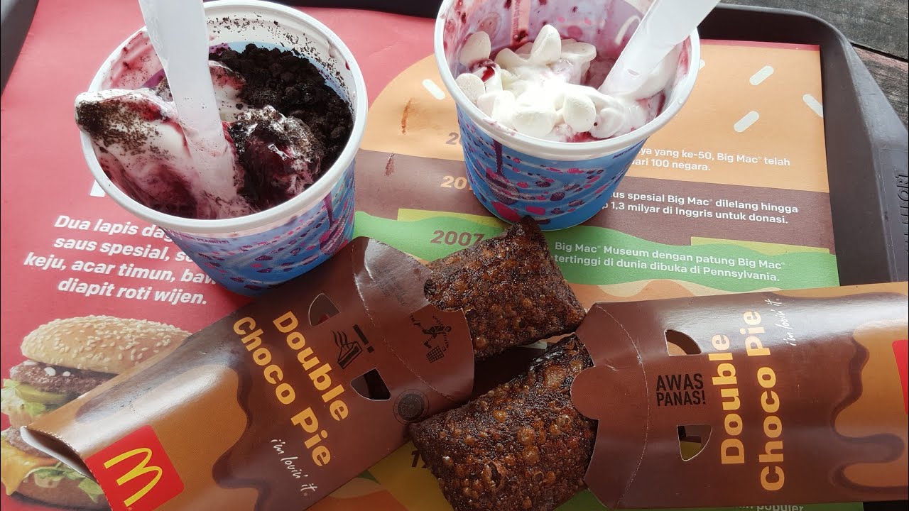 Double Choco Pie McDonald's menu baru spesial selain duo McFlurry ...