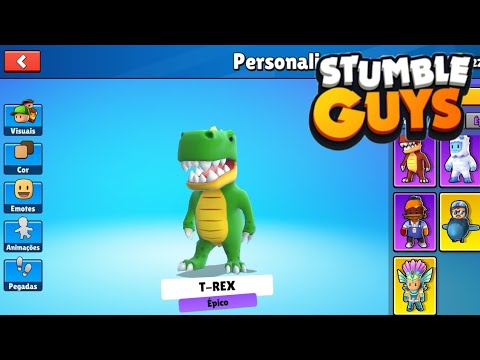 A SKIN do T-REX no STUMBLE GUYS! - Stumble Guys - YouTube