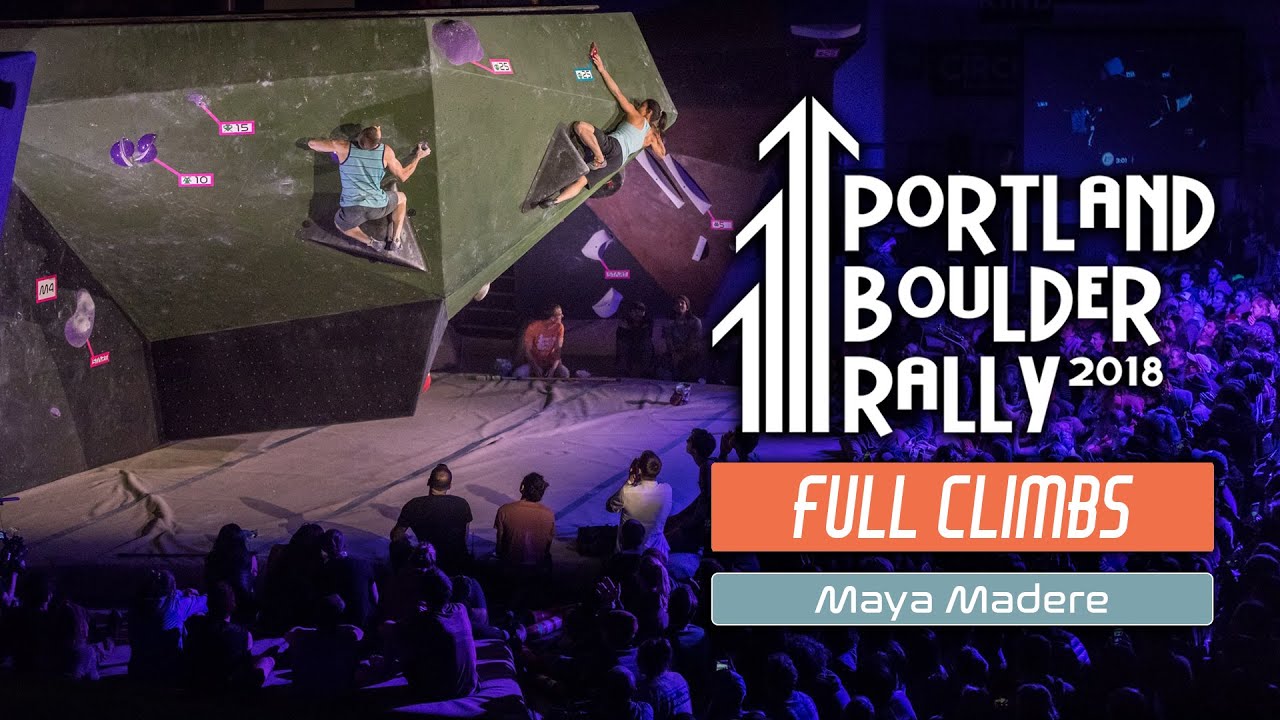 Maya Madere at Portland Boulder Rally 2018 - YouTube