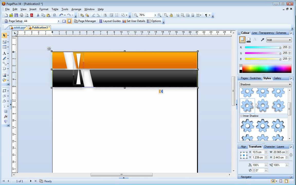 Serif PagePlus X4 Tutorial - Creating Graphics - YouTube