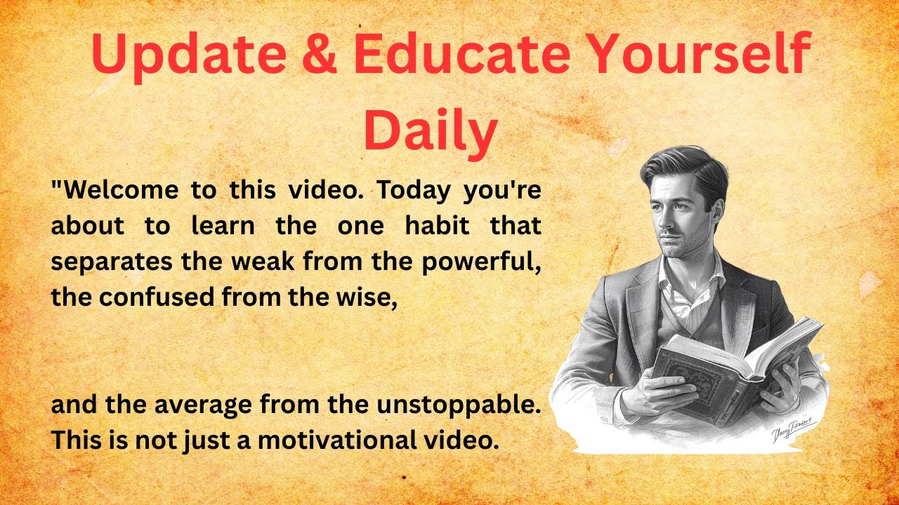 Update & Educate Yourself Daily || Graded Reader Level 2 || Improve ...