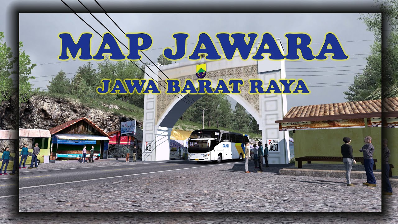 Review Map JAWARA (Jawa Barat Raya) || ETS2 || Mod Indonesia - YouTube